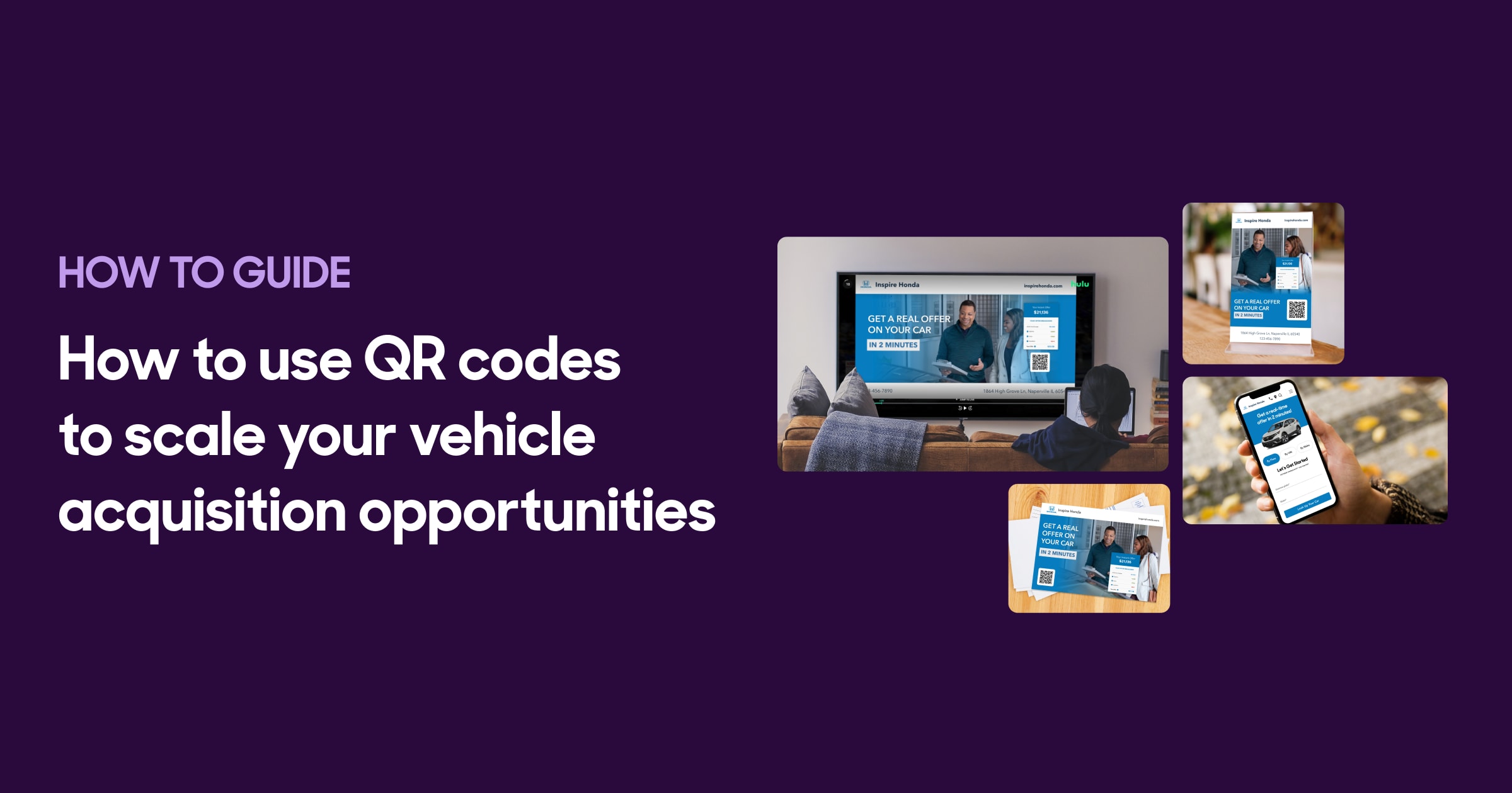 How to use QR codes to scale vehicle acquisitions | Cars Commerce