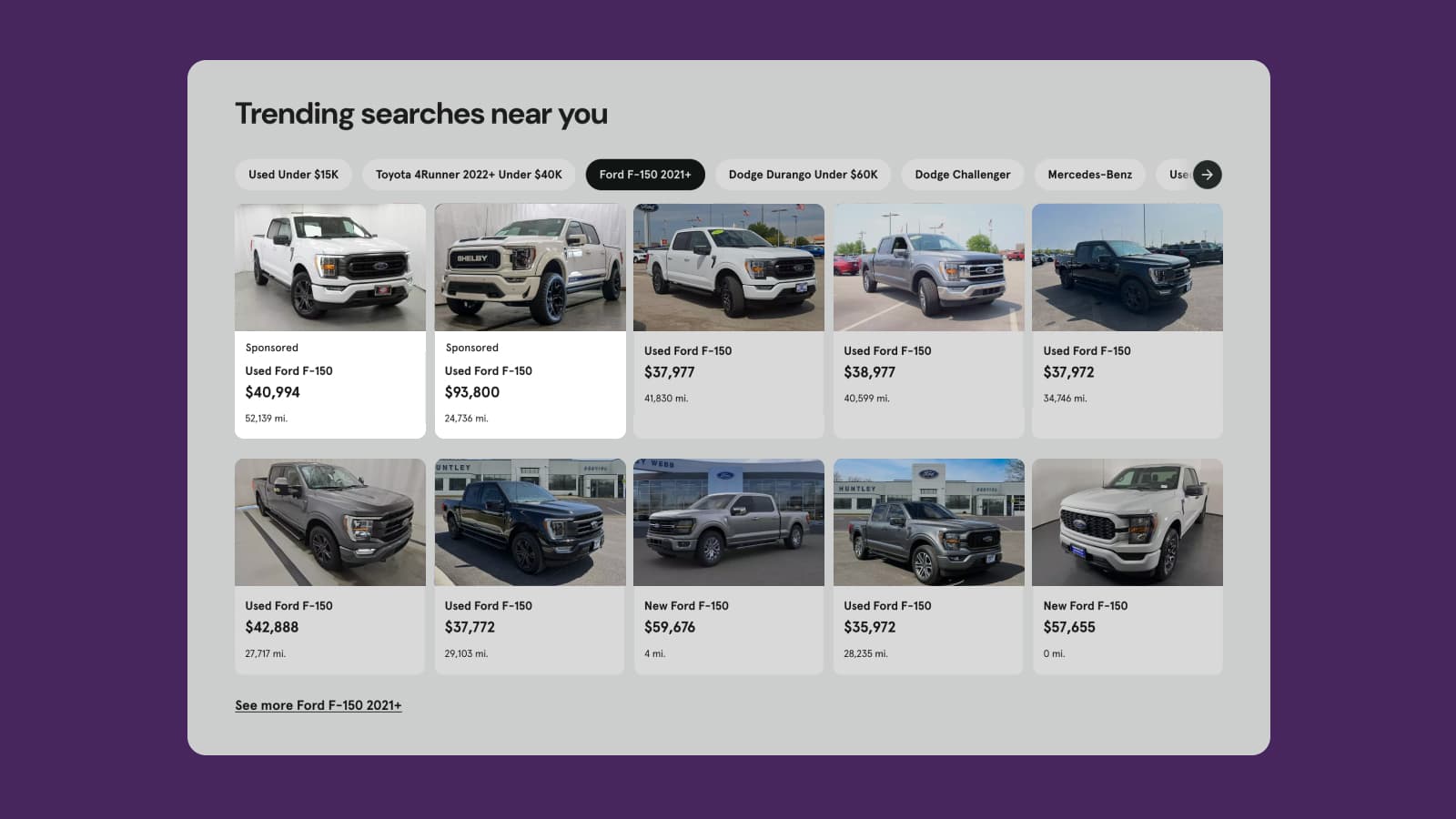 Expanded automotive inventory ads | VIN Performance Media